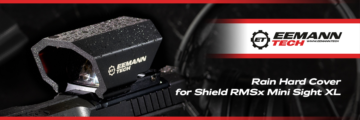 NEW PRODUCT EEMANN TECH RAIN HARD COVER FOR SHIELD RMSX MINI SIGHT XL ...