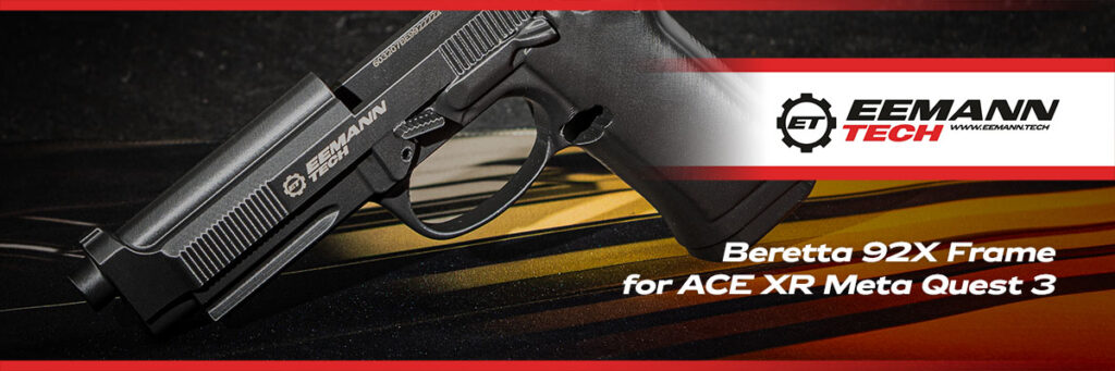 NEW PRODUCT EEMANN TECH BERETTA 92X FRAME FOR ACE XR META QUEST 3 ...